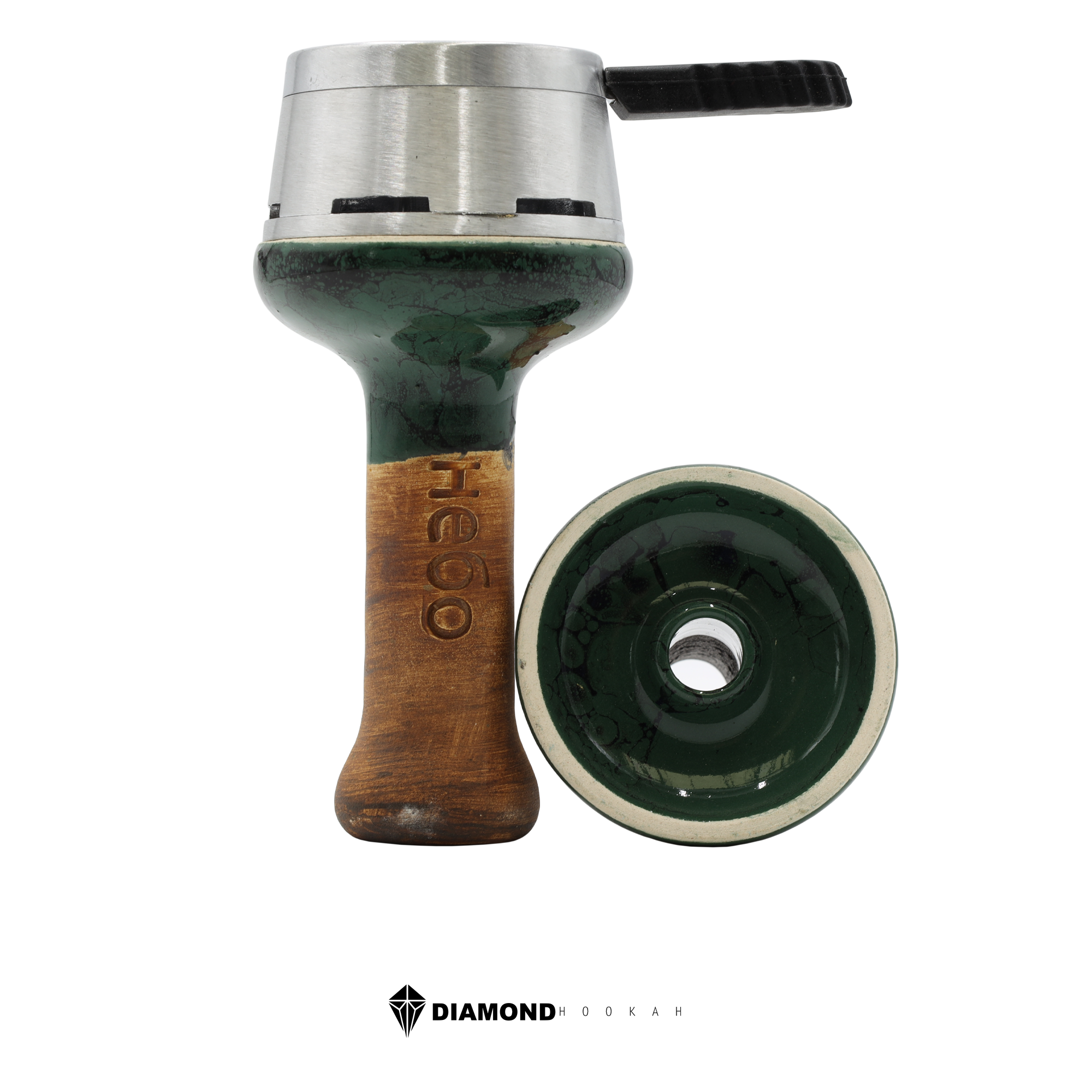 Shisha Kopf: Небо Phunnel M Dark Green Black mit HMD